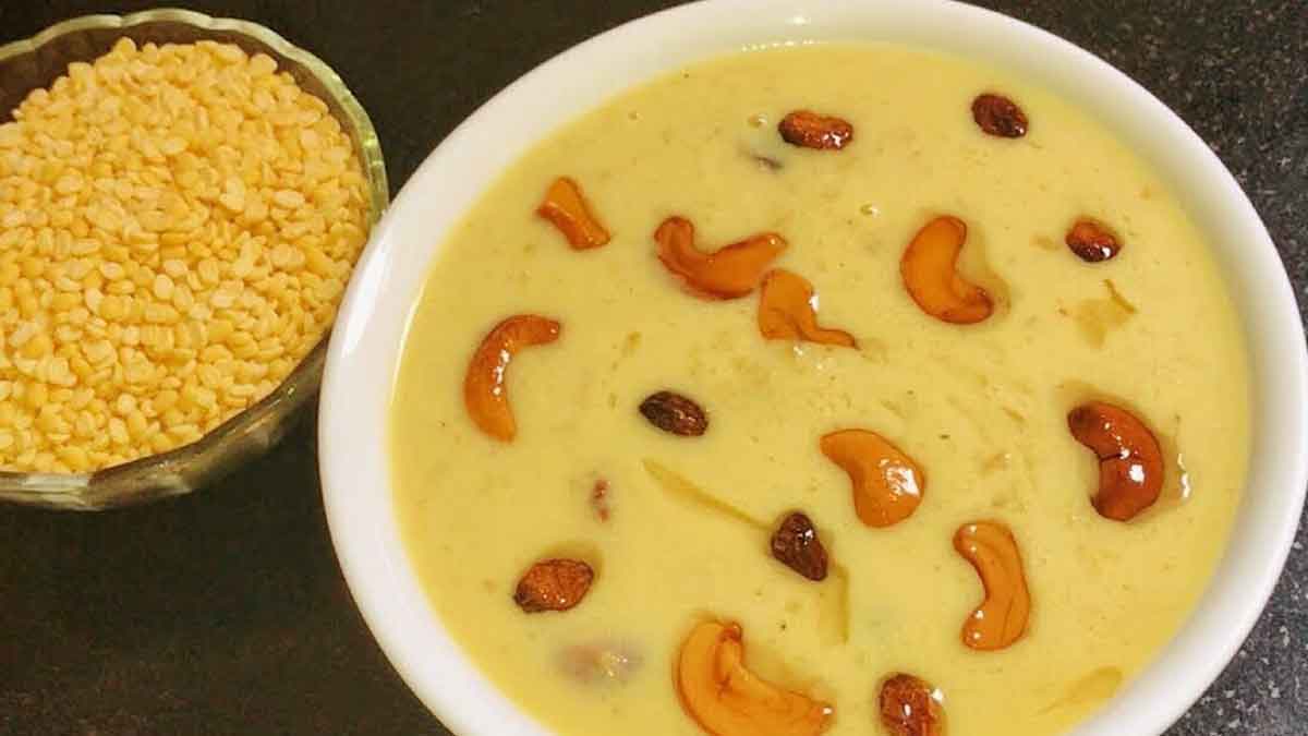 Pesarapappu Payasam : పెస‌ర‌ప‌ప్పుతో రుచిక‌ర‌మైన పాయ‌సం.. ఎంతో ఆరోగ్య‌క ...