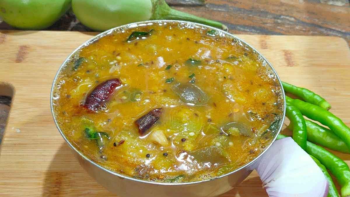 Vankaya Pappu Pulusu : వంకాయ ప‌ప్పు పులుసును ఎప్పుడైనా తిన్నారా.. ఎంతో ...