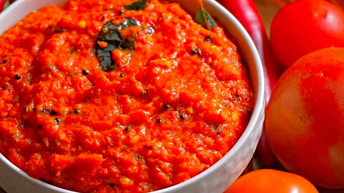 Tomato Pandu Mirchi Nilva Pachadi : ట‌మాటా పండు మిర్చి నిల్వ ప‌చ్చ‌డి త ...